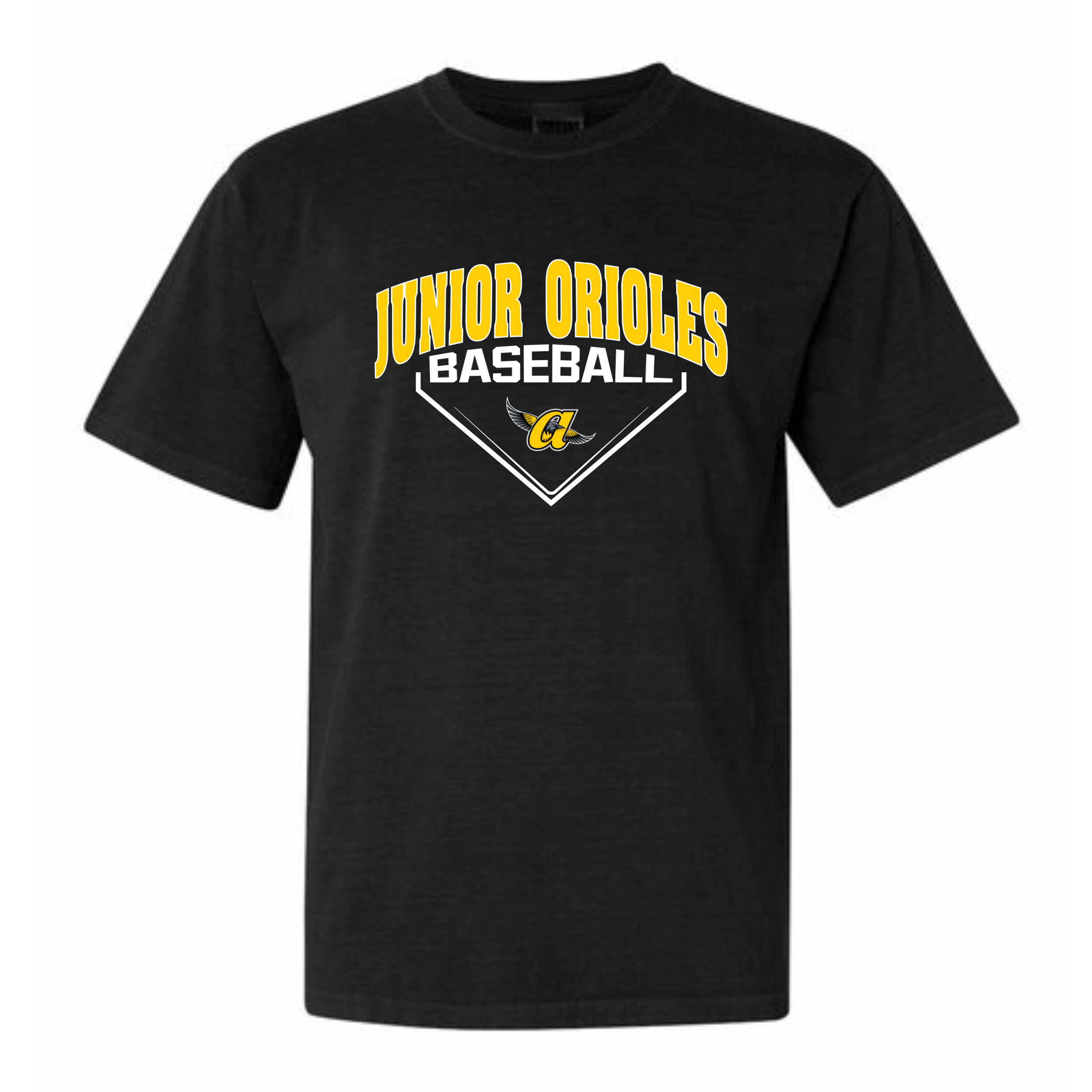 Varsity JO Baseball Adult Cotton Tee (Black) – ONE WEST